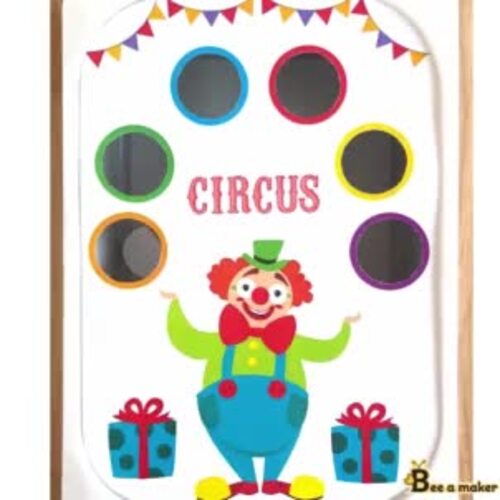 Circus- ball color sorting flisat or trofast insert montessori activity