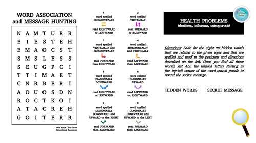 20 Word Search Puzzles: Word Association and Message Hunting (Easy and ...