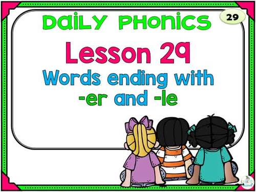 Phonics Daily PowerPoint for Third Grade, Unit 6 by Crockett's Classroom