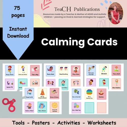 Calming Corner Poster Pack Including Calming Strategies for Emotional ...