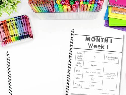 Preschool Curriculum Homeschool Pre-K Lesson Plans Preschool Monthly No ...