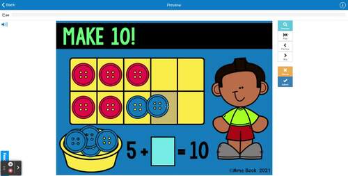 BOOM™ Cards: Making 10 Using 10-Frames by GroovyGarden | TPT
