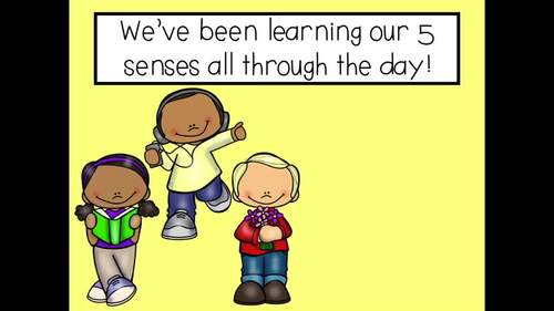 Five Senses Circle Time Song With Activities - Preschool Kindergarten 1st