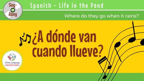 Spanish Sing-Along ~ Where Do They Go When It Rains? | TPT
