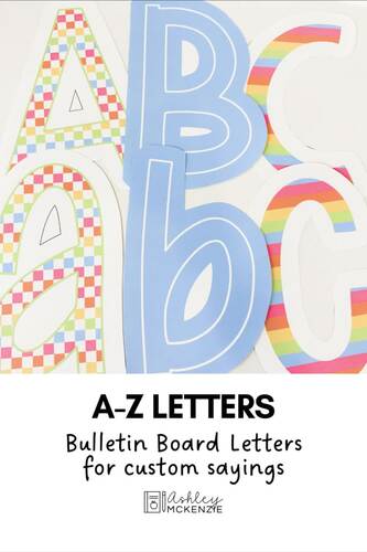 Graduation Bulletin Board Letters and Numbers, End of Year Bulletin ...