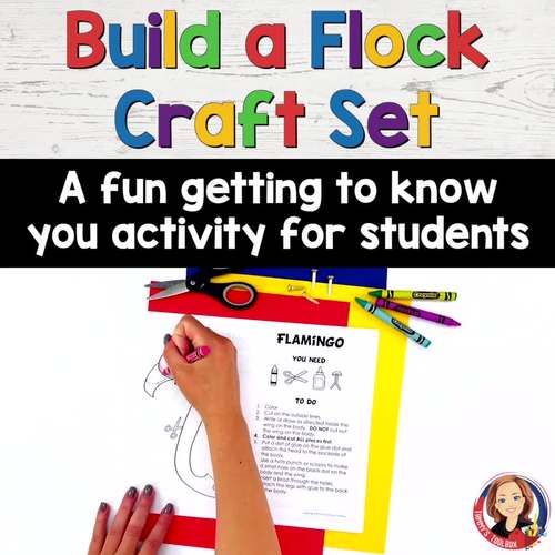 All About Me Craft and Back to School Bulletin Board Activity Tropical ...