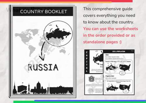 Russia Country Study Booklet - Culture and Geography Activities ...