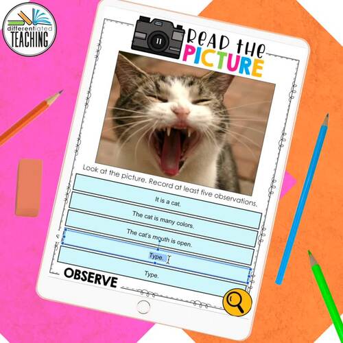 ELA Warm Ups: Digital Describe the Picture, Inferring, & Photo Writing ...