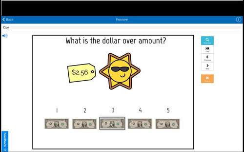 Summer Life Skills Counting Money Next Dollar Up Math Boom Cards™