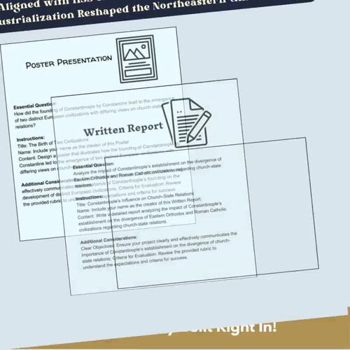 Impacts of Industry & Technology in the Northeast — PBL Choice Board ...