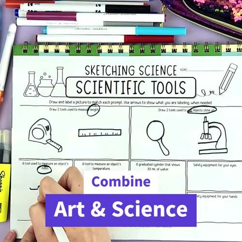 Scientific Tools (Measure, Observation) Review- Art, Drawing Activity