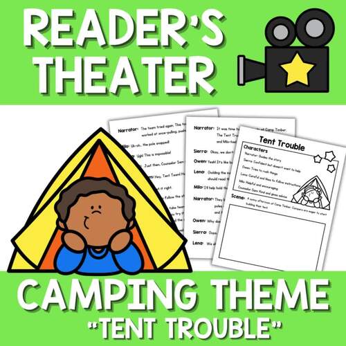 Readers Theater Camping Theme Skit Tent Trouble | Patience Teamwork ...