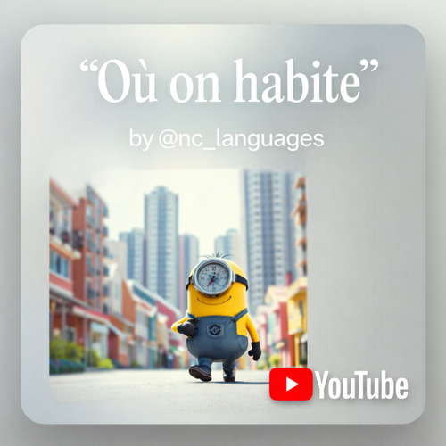 FRENCH SONG Grade 6. Unit 4: Là où j'habite (Lyrics, Worksheet and ...