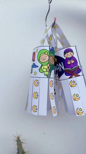 Ramadan Windsock Craft & Coloring Activity - Fun and Educational ...