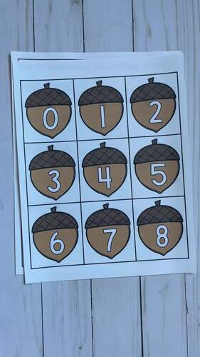 Autumn/Fall Preschool Math & Literacy Activities | Letters, Numbers ...