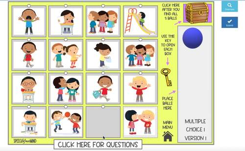 Social Skills & Behavior Treasure Game Boom Cards™ | Cariboo™ Style Game