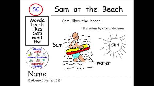 Sam at the Beach #5C by ALBERTO GUTIERREZ | TPT