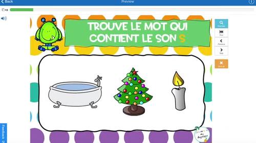 French Phonics Activities BOOM CARDS | Son S Phonologie Lecture CP