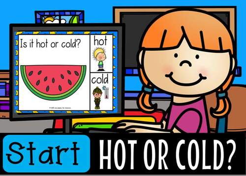 Hot or cold powerpoint game with reward stickers | TPT