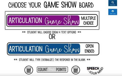 L Blends Articulation BOOM Cards™ Game Show | L Blend Trivia Game Speech