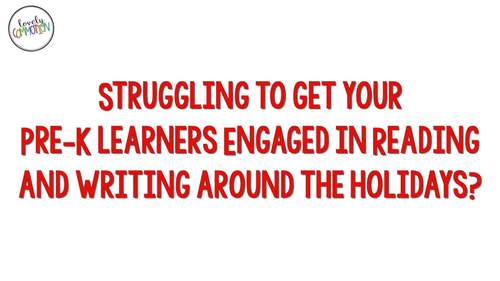 Read Aloud Activities, Author Study, Holiday Literacy Unit for Pre-K