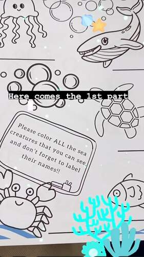 (K-2) Sea Animals Thematic Unit (For Literacy and Science) by Sol Ed ...