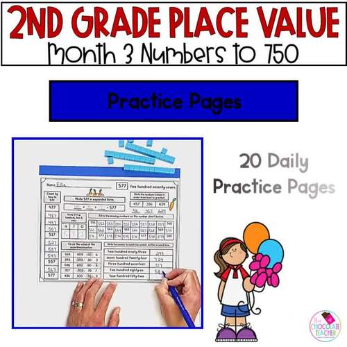 Place Value Worksheets 2nd Grade Math Practice - Number Sense Activities
