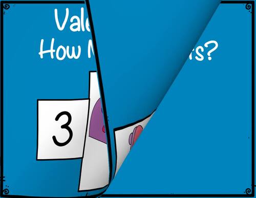 Valentine Counting Games: How Many Hearts? by The Teaching Scene by Maureen