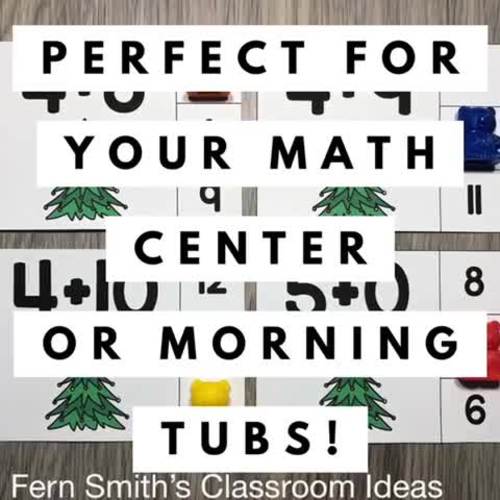 Addition Clip Cards Dollar Deal by Fern Smith's Classroom Ideas | TPT