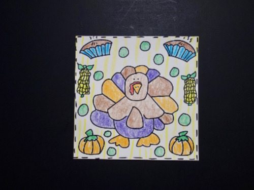 Let's Draw a Turkey Quilt Square! by Patty Fernandez Artist | TPT