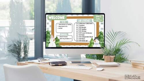 Winter Morning Slides Templates Daily Slides Winter Chill Google Slides