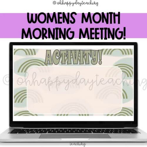 Women's History Month Morning Meeting | International Women's Day