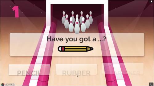 BOWLING INTERACTIVE GAME SCHOOL SUPPLIES DISTANCE LEARNING | TpT