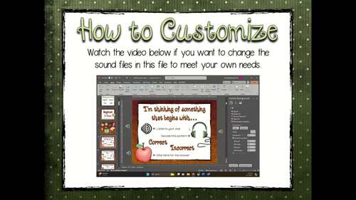 Fall is Here - CS Unit 1 Decode Familiar - Interactive Game (BUNDLE)