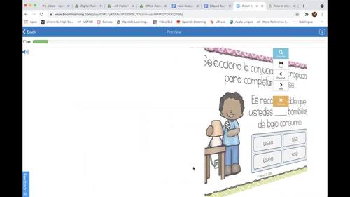 Spanish Environment and the Subjunctive Boom Cards by SenoraQ | TPT
