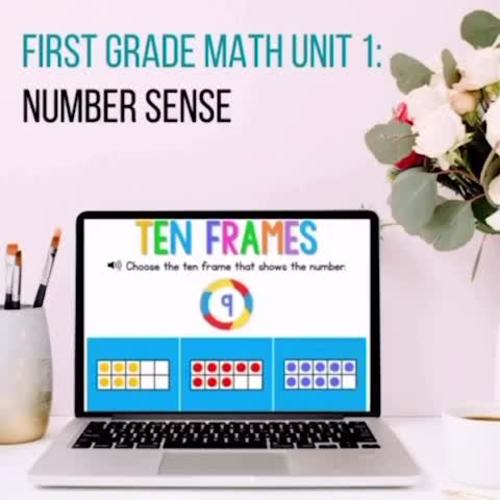 Number Sense 1st Grade Math Boom Cards /Ten Frames, Missing Numbers ...