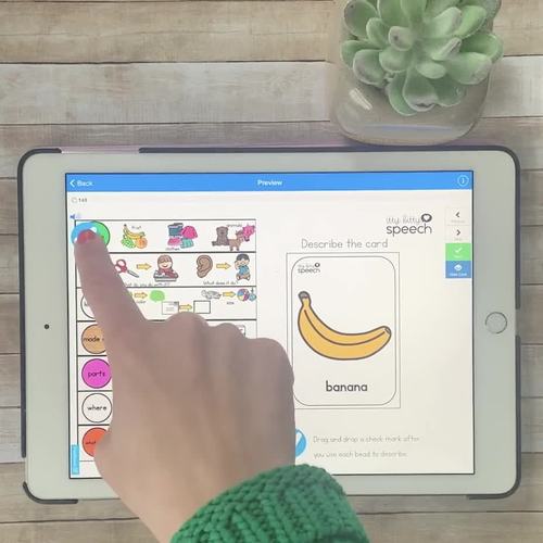 Describing Deck for Speech Therapy (including Boom Cards™) by Itty ...