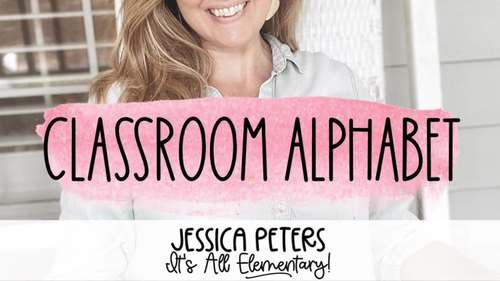 Boho Neutral Alphabet Posters with Real Pictures | Classroom Wall ...