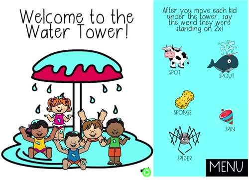 BOOM CARDS™ S Blends Articulation (Water Park Theme) by SLP on the Charles