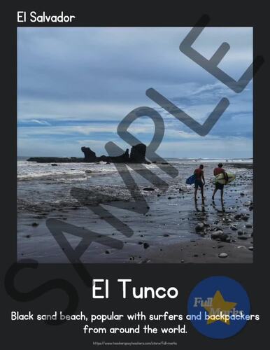 El Salvador Posters Real Photos Boho Culture Decor Set Spanish Central ...