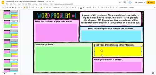 Multi-Step Word Problems: Whole Numbers, Fractions, & Decimals ...