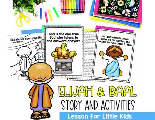 Sunday School Lessons | Elijah and the Prophets of Baal | Bible Study ...