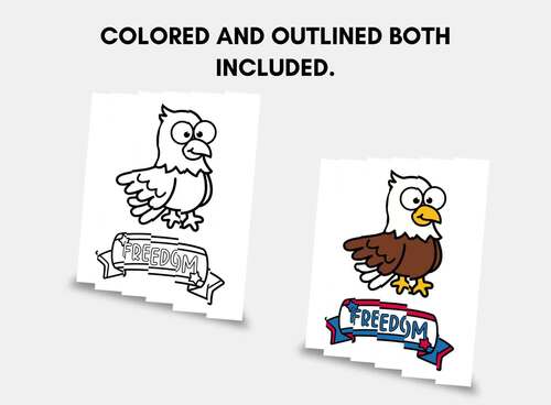 4th of July Agamograph Craft by Aprilmakesprintable | TPT