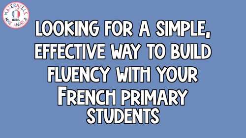 French Decodable Fluency Phrases | Science of Reading Phonics & Vowels ...