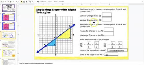 Linear Relationships, Slope & Y-Intercept - Digital - TEKS 8.4A 8.4B 8 ...