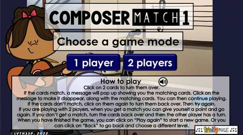 Composer Memory Match 1 (PowerPoint Show) by TrinityMusic | TPT