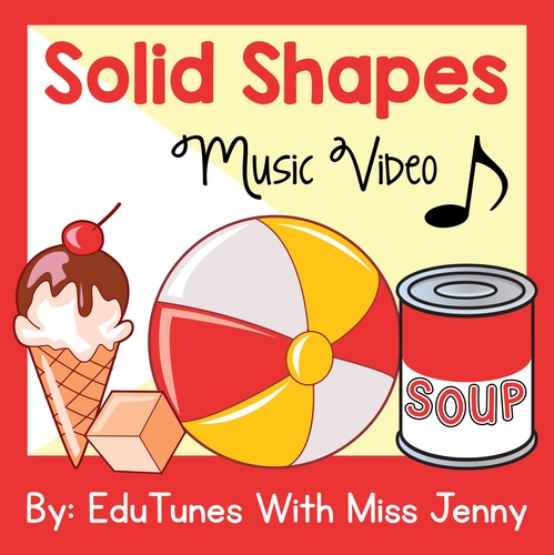 Solid Shapes Geometry Video Featuring Cylinders, Cones, Spheres, and Cubes