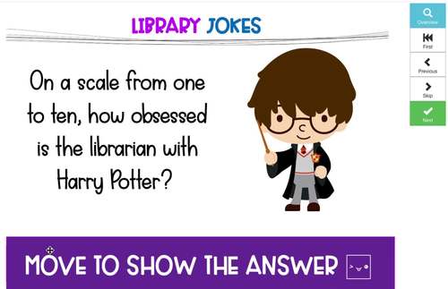Library Jokes | BOOM CARDS | SET 1 by Teaching Literacy | TPT