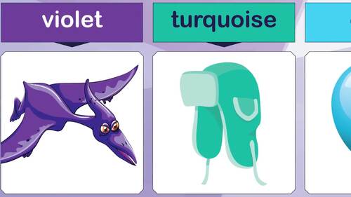 FRENCH Colors Vocabulary Large Posters - LES COULEURS en Français by ...