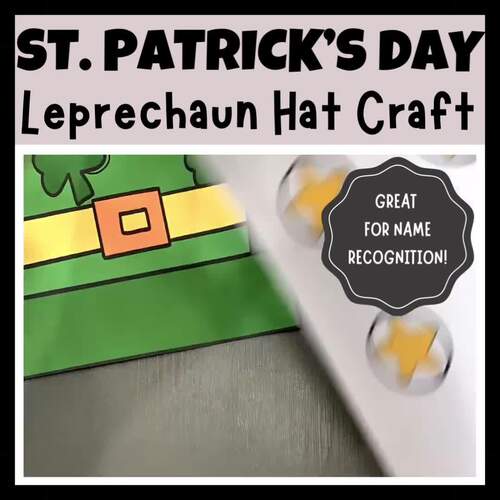 St. Patrick’s Day Name Craft by Create 25 Printables | TPT